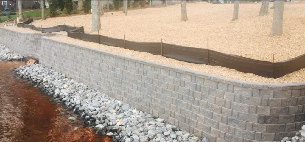 Mortar Retaining Walls Shoreline